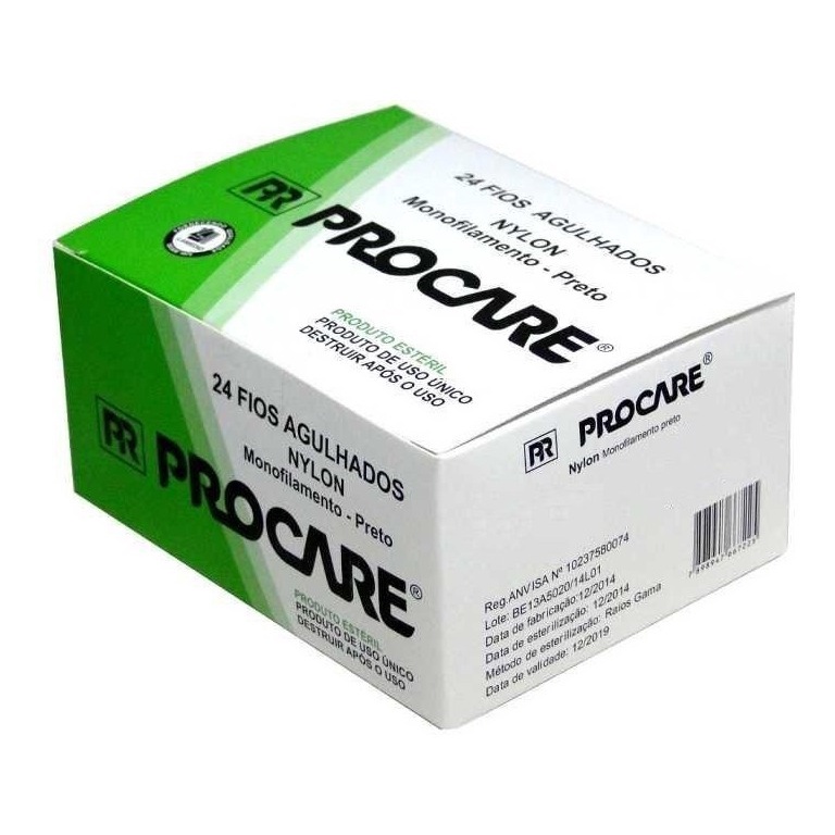 Fio Sutura Preto Agulhado Nylon 5-0 3/8 Ct 2,00 Cm - Procare | Shopee ... Fio Sutura Preto Agulhado Nylon 5-0 3/8 Ct 2,00 Cm - Procare | Shopee ...