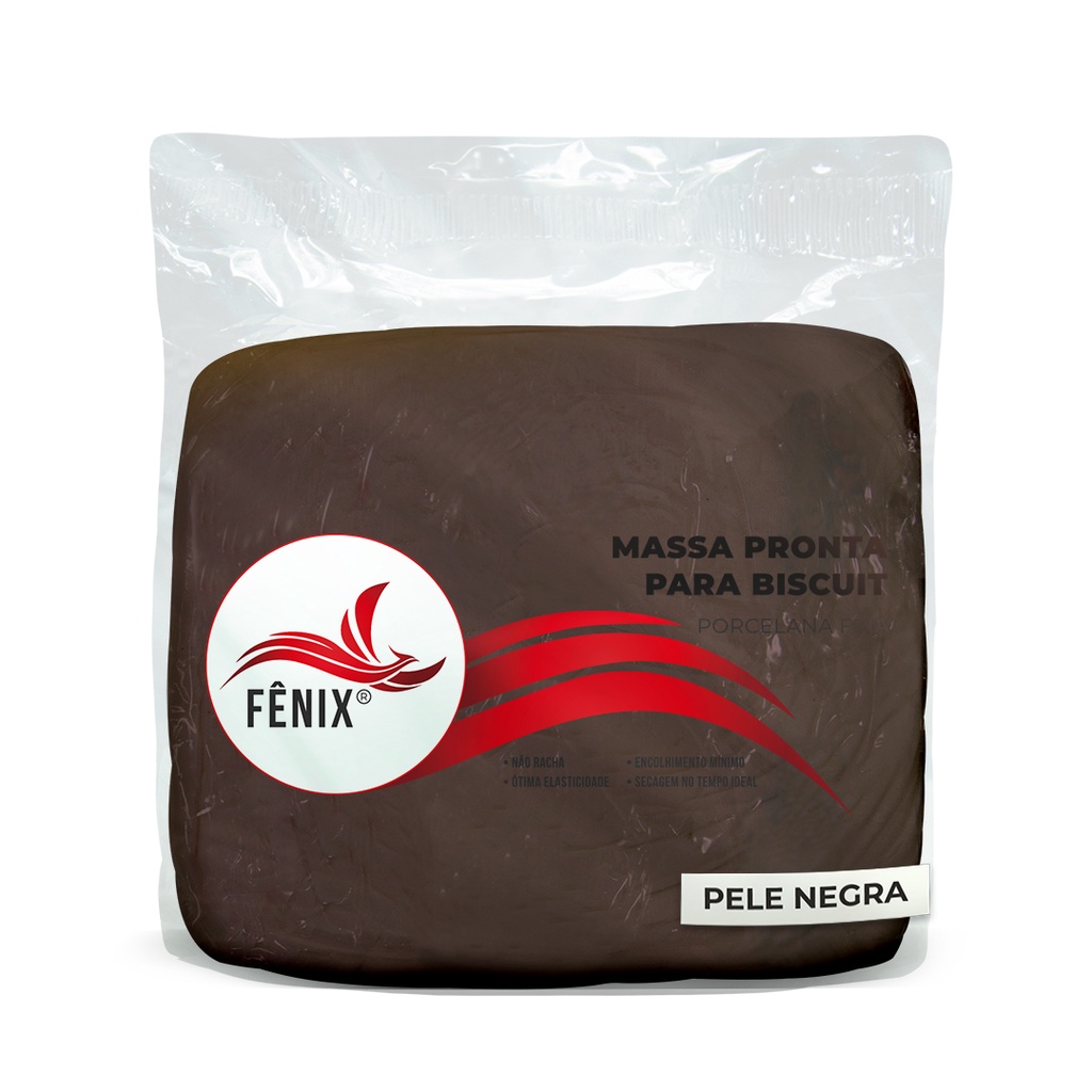 Massa para Biscuit Fenix Pele Negra 900 gr | Shopee Brasil