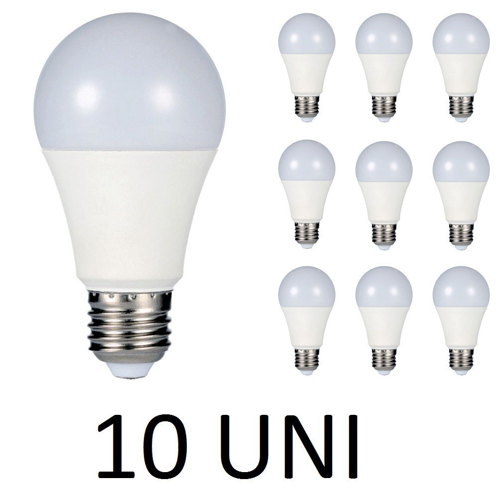 Kit 10 Lâmpadas Bulbo Led 12w E27 Bivolt Inmetro | Shopee Brasil