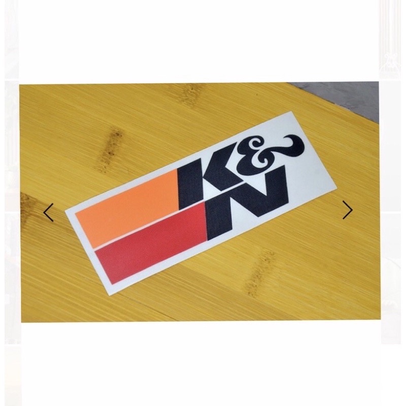 Adesivo Impresso K&N Adesivos feitos em vinil com corte e contorno eletrônico | Shopee Brasil