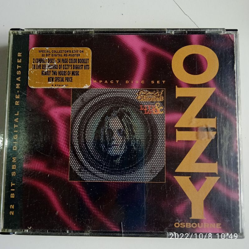 CD OZZY OSBOURNE - LIVE & LOUD CD DUPLO | Shopee Brasil