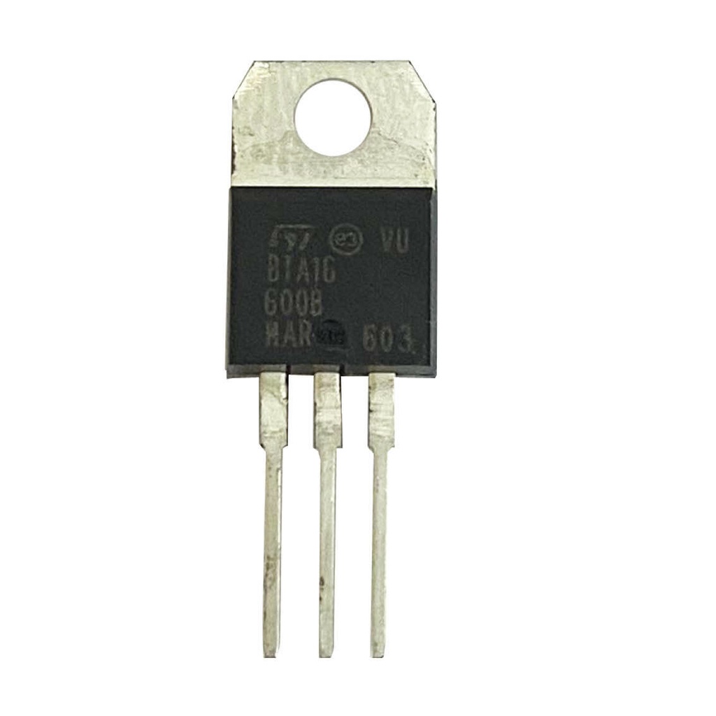 KIT 3 PÇS - TRANSISTOR BTA16-600 - BTA 16-600 TRIAC 16A 600V | Shopee ...