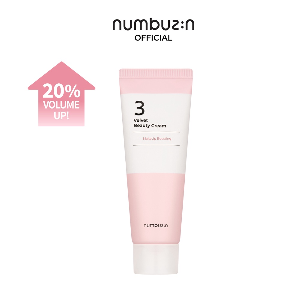 numbuzin No.3 Velvet Beauty Cream 60ml | Shopee Brasil