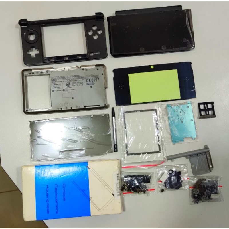 Carcaça completa 3ds old preto - kit reparo Nintendo 3ds Novo | Shopee ...