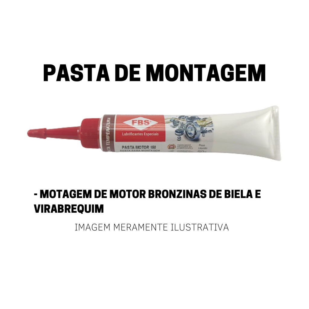 Pasta Montagem Motor Bronzinas De Biela E Virabrequim - PASTA MOTOR 150 ...