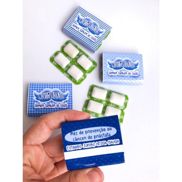 20 unid Chicletes personalizados para mimos e lembrancinhas para ...