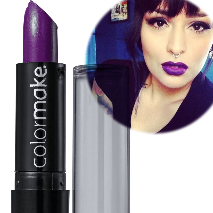 Batom Roxo Colormake | Shopee Brasil