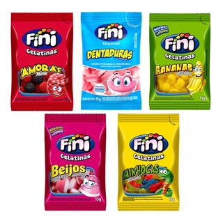 Kit com 15 pacotes Fini Sabores Variados | Shopee Brasil