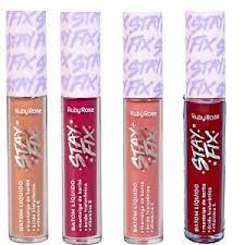 Batom Liquido Ruby Rose linha Stay Fix HB569 | Shopee Brasil