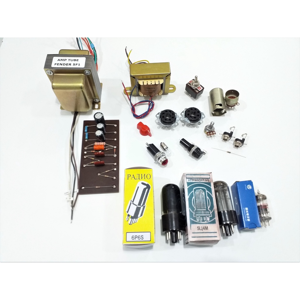 Kit Amplificador 5f1 Fender Valvulado Fender 5 Watts Rms | Shopee Brasil