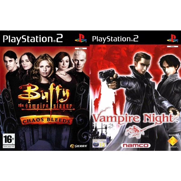 Kit BuffyThe Vampire Slayer Chaos Bleeds + Vampire Night com 2 Jogos ...