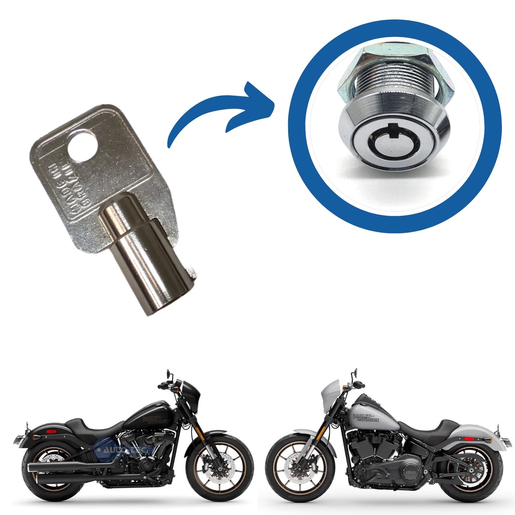 Chave Tubular Pacri Em Bruto para Fechaduras e Motos Harley Davidson ...