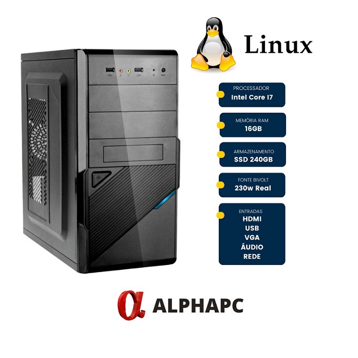 Computador Alphapc Intel Core I7 16gb Ssd240 Gb | Shopee Brasil