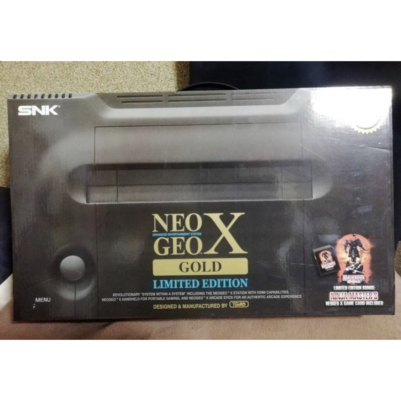 Neo Geo X Gold na caixa completo | Shopee Brasil