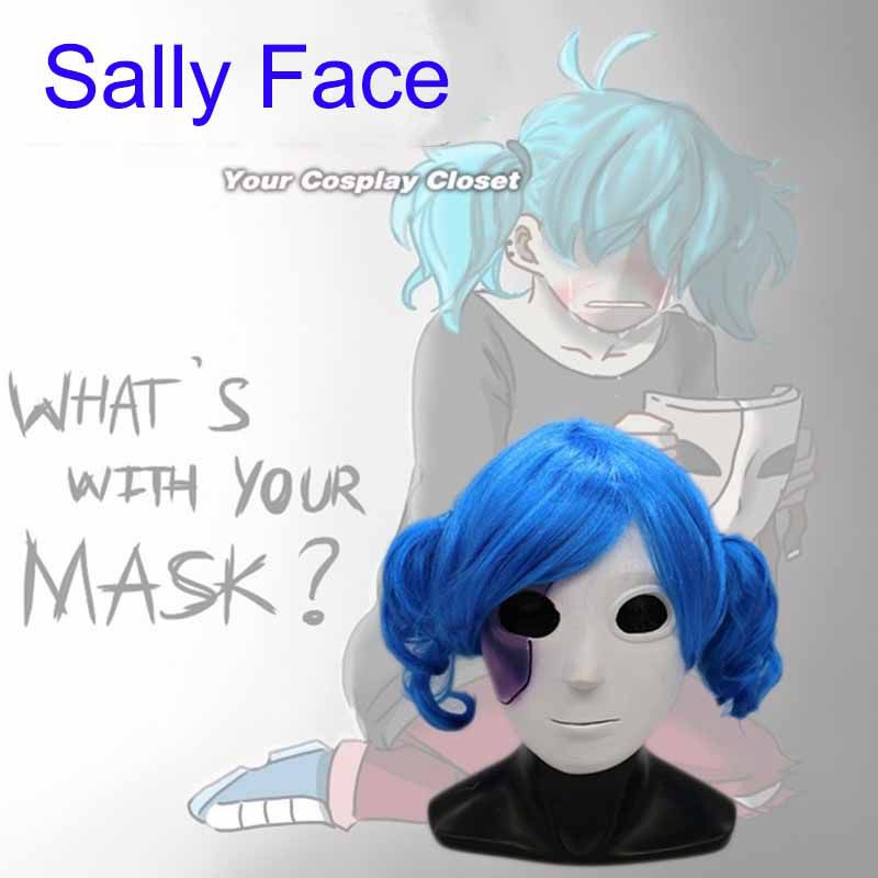 Sally Face Versatile Latex Mask Projetado Para A Maioria Dos Adultos ...