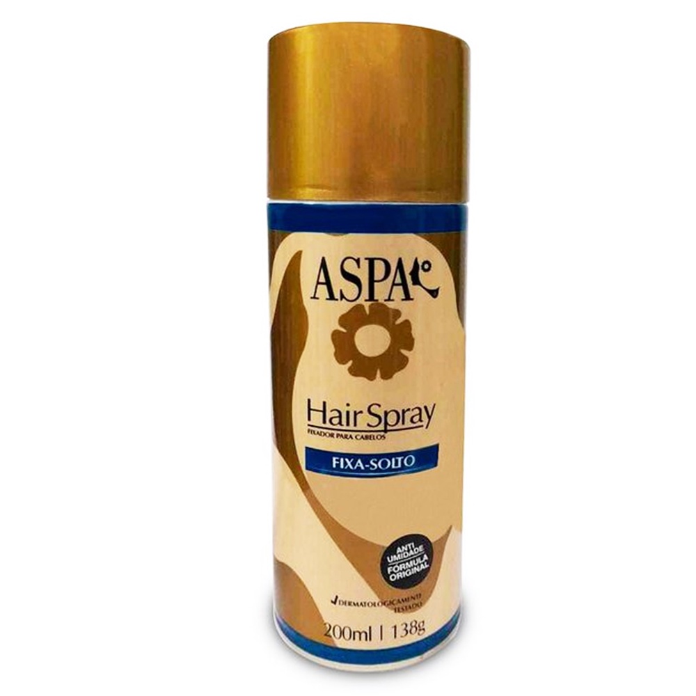 Aspa Hair Spray Fixador para Cabelos 200ml - Fixa Solto | Shopee Brasil