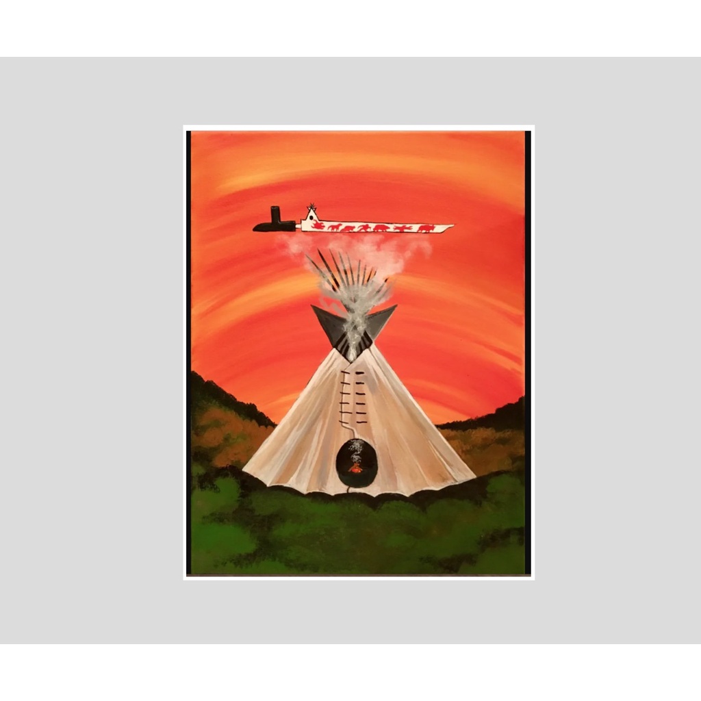Quadro oca tribo indio cultura indigena nativos tupi-guarani | Shopee ...