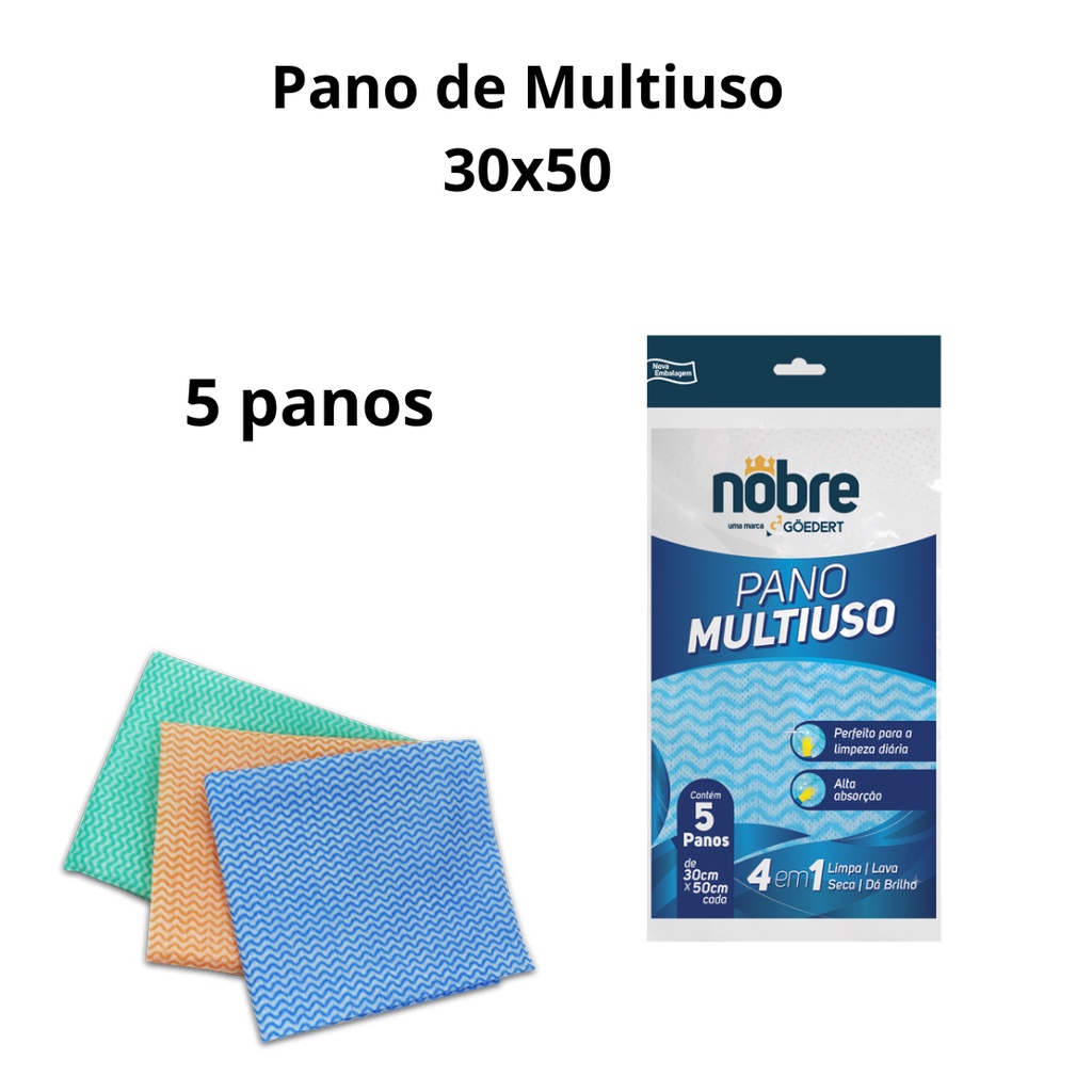Pano para limpeza multiuso tipo Perfex - pacote com 5 unidades | Shopee ...