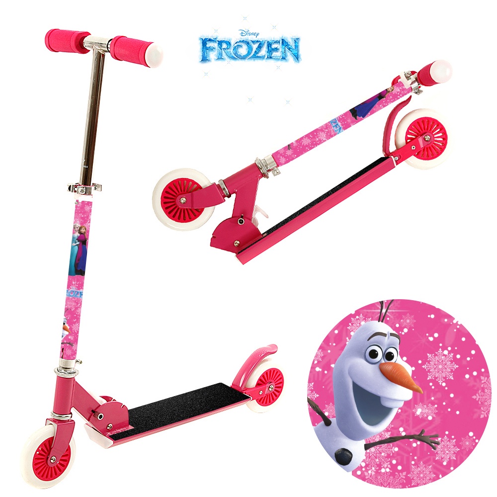 Patinete Frozen de 2 Rodas Infantil de Menina Rosa | Shopee Brasil