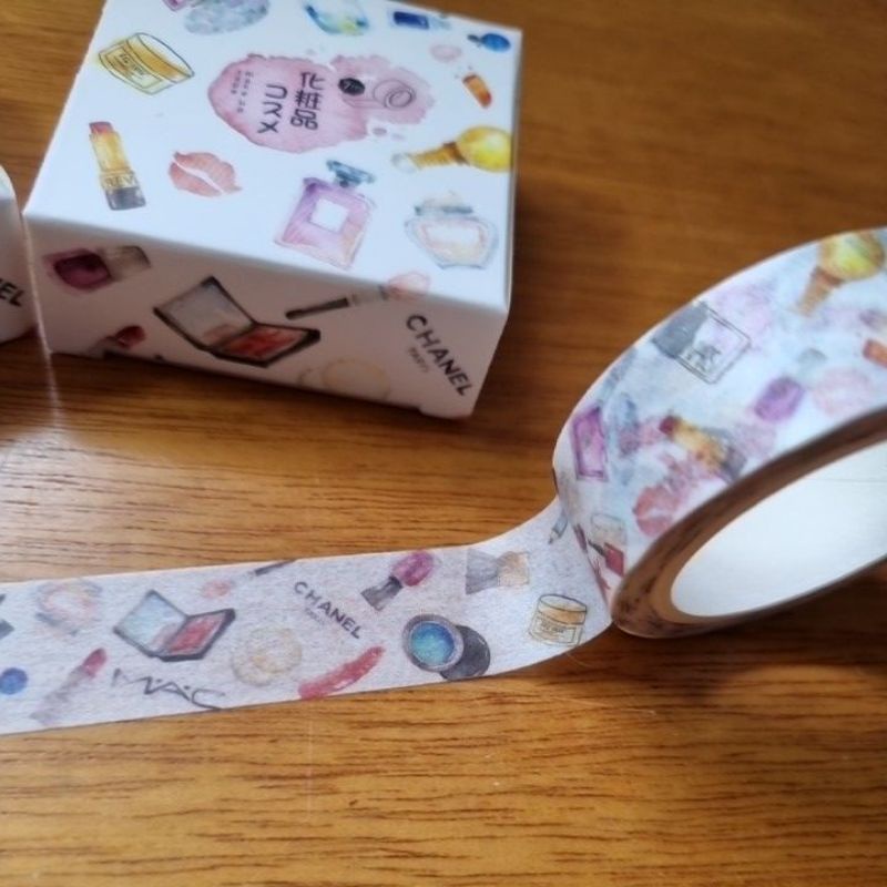 Washi tape fita adesiva de maquiagem, batom e perfume para Scrapbook ...