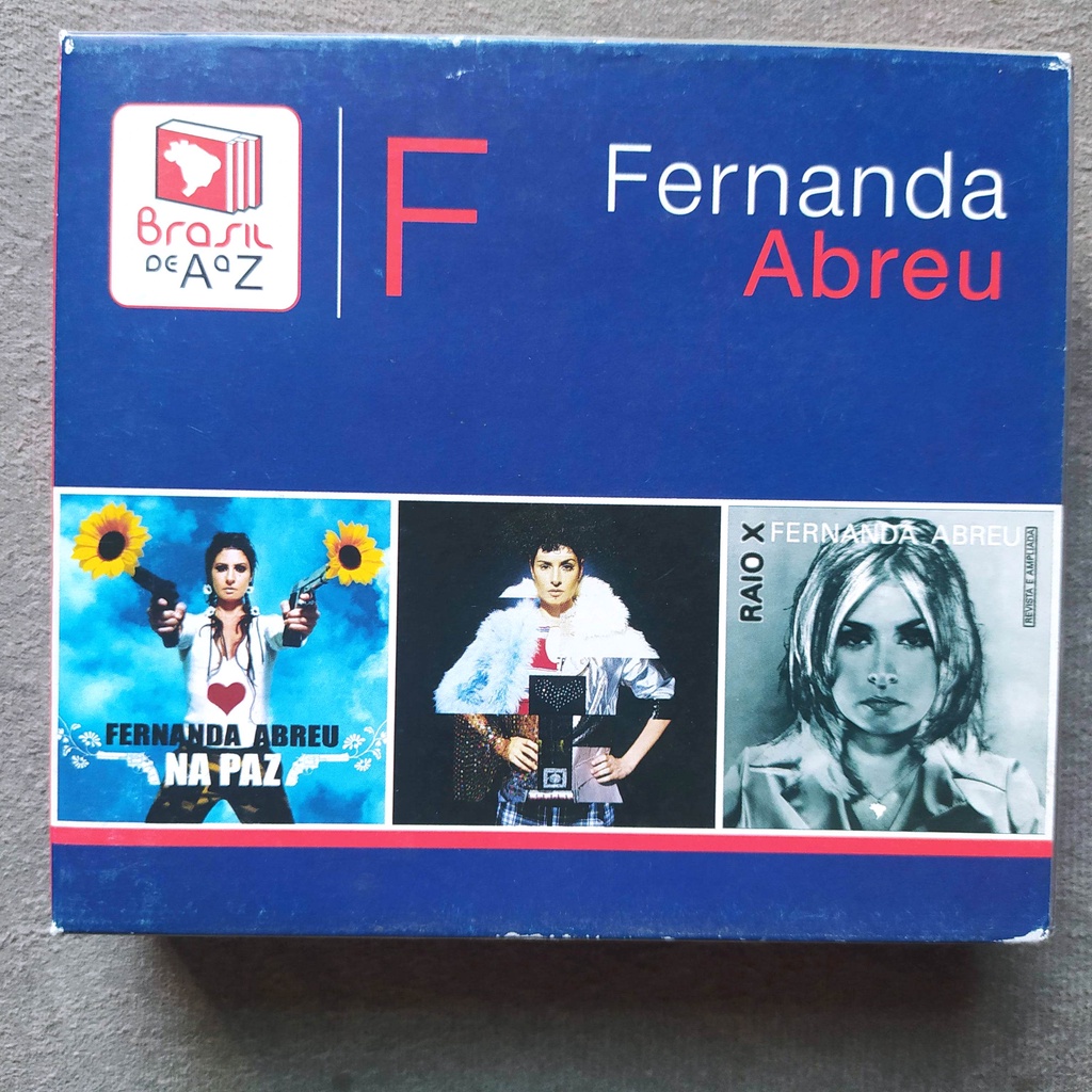 Box 3 Cd Fernanda Abreu Brasil de A a Z 2007 Raio X Entidade Urbana Na paz EMI | Shopee Brasil