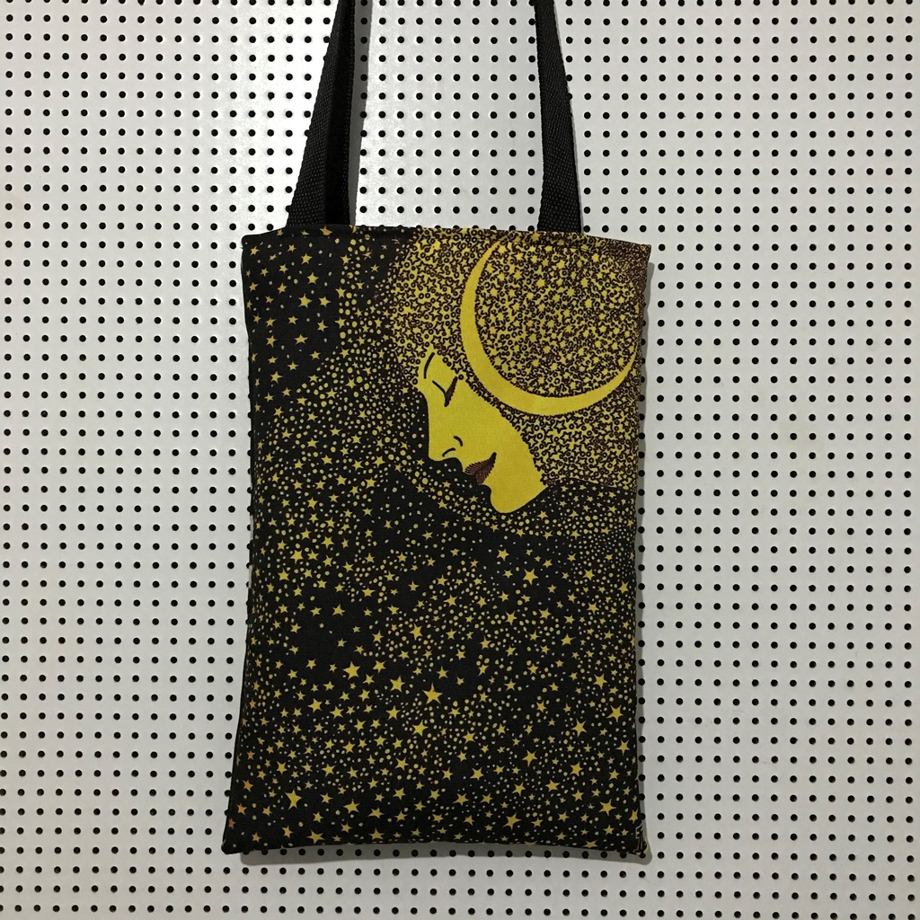 Bolsa sacola dupla face estilo mistico sao e lua ecobag | Shopee Brasil