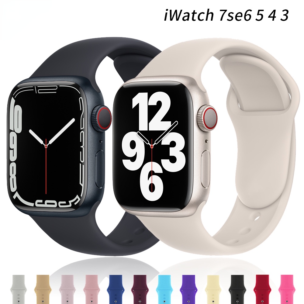 Pulseira Apple Watch compatível com relógios de silicone 42mm / 44mm X7 T500 T500+ T500 Plus ...
