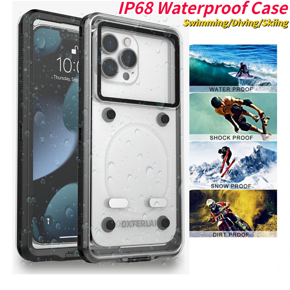 IP68 Capa Universal À Prova D'água Para Samsung M51 S7 S7 Edge S8 S8 PLUS S9 S9 S10 S10E S10 ...