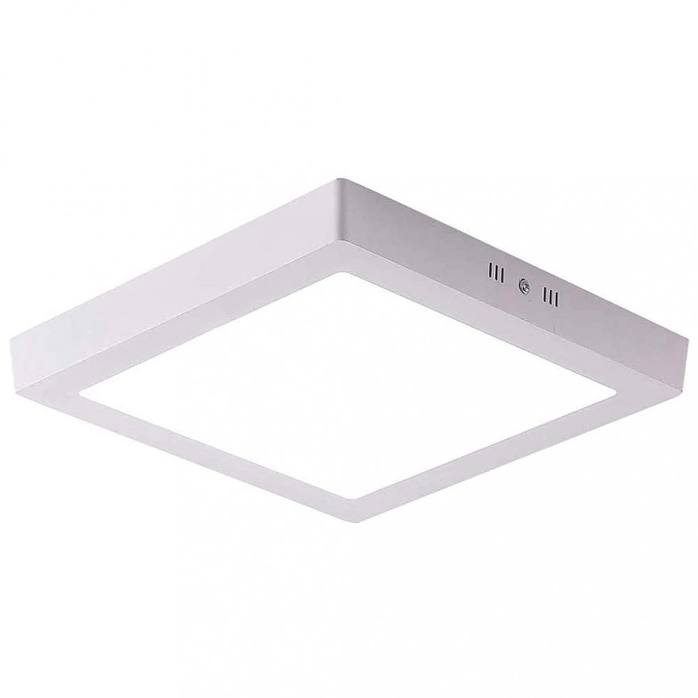 Lampada de Led Quadrada Plafon Sobrepor 18W 6500k Luz Branca | Shopee Brasil