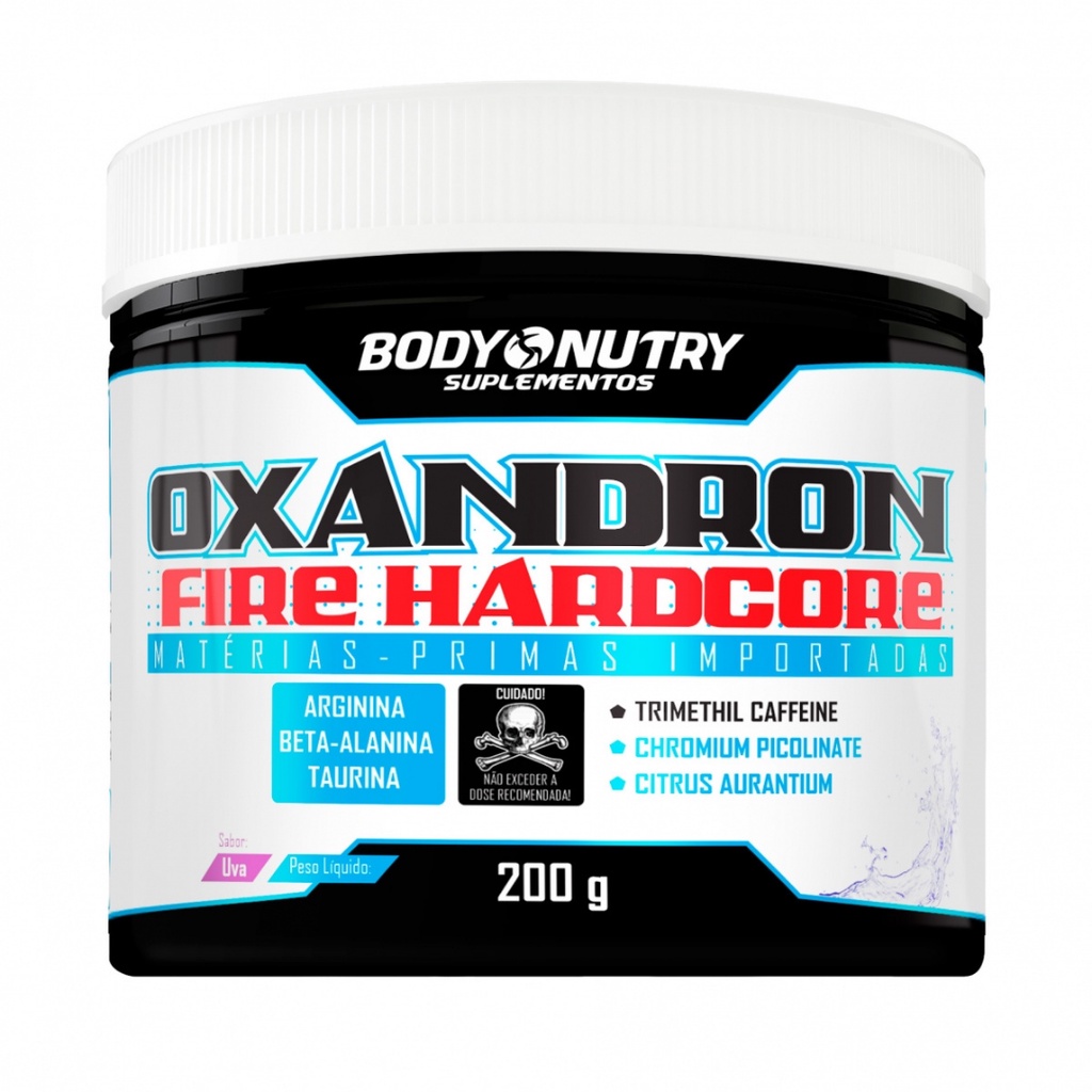 Termogenico em pó Oxandron Fire 200g Body Nutry - Oxydrol Efeito ...