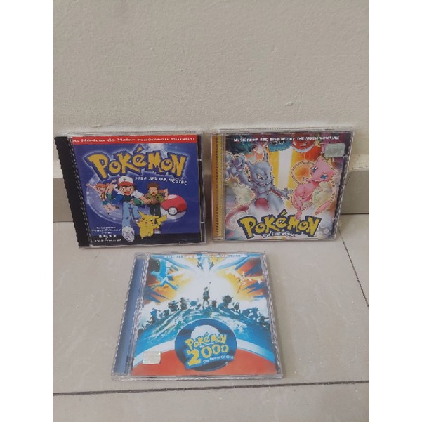 Lote 2 Cd Pokemon. raro. grátis cd 2000. | Shopee Brasil