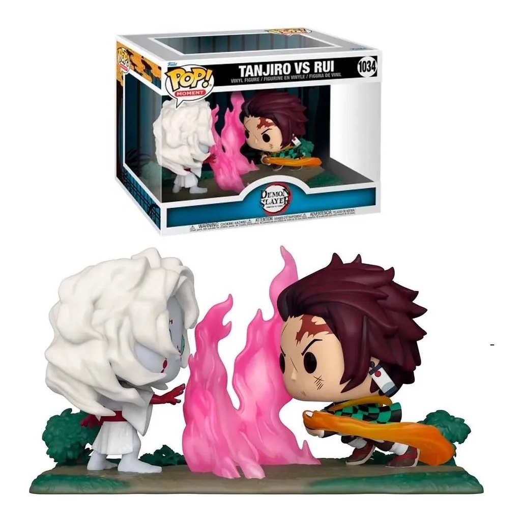 Funko Pop! Moment - Demon Slayer: Kimetsu No Yaiba - Tanjiro Vs Rui ...