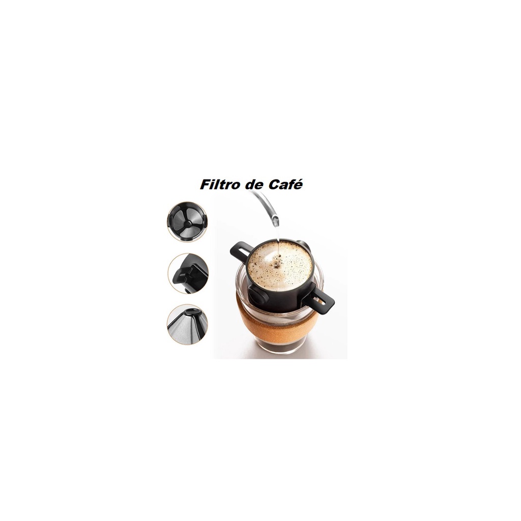 Coedor Filtro Suporte Para Chá Portátil De Café Reutilizável | Shopee ...