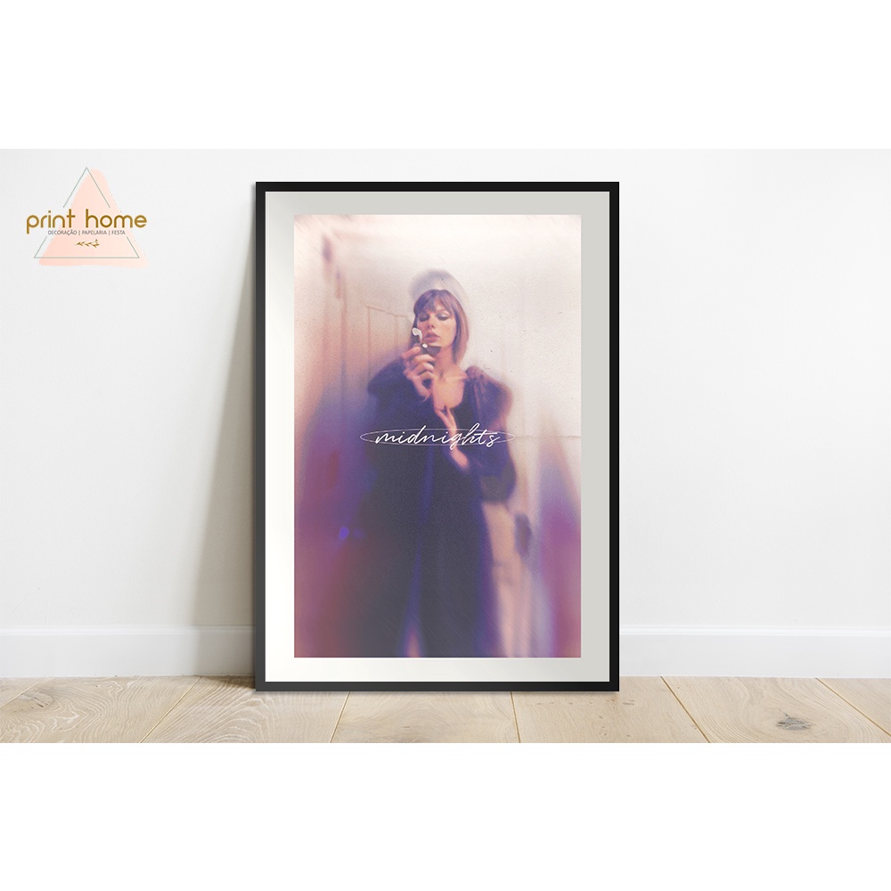 Quadro Placa MDF Poster Taylor Swift Midnights | Shopee Brasil