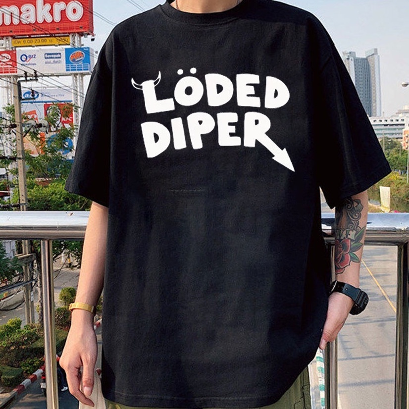 Camiseta Basica Algodao Loded Diper Banda Diary of a Wimpy Kid Rock N ...