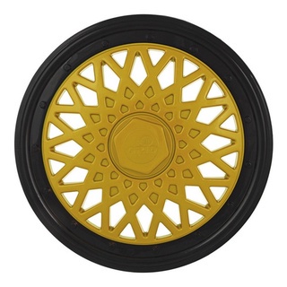 Jogo de Calota BBS Universal Aro 15 Dourado/Preto Cod 602 | Shopee Brasil