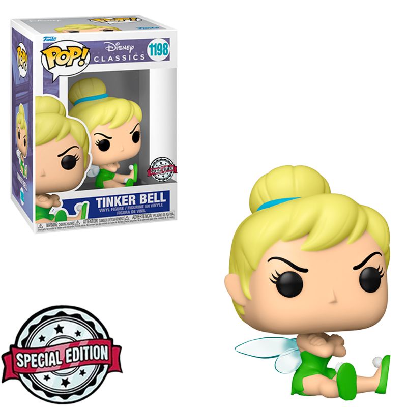 Funko Pop Disney Classics Exclusive - Tinker Bell 1198 | Shopee Brasil