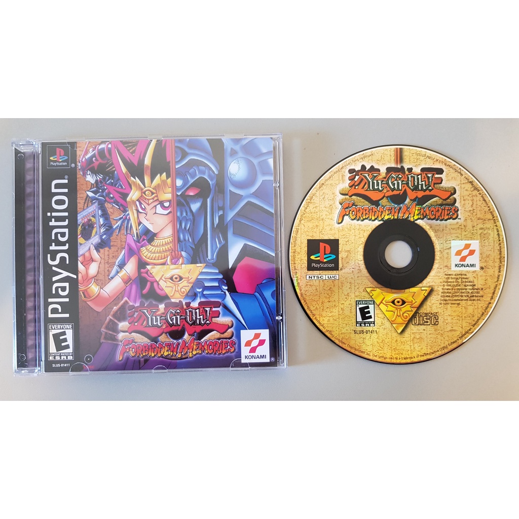 PS1 - Yu-Gi-Oh! Forbidden Memories Yu Gi Oh - MIDIA PRETA | Shopee Brasil