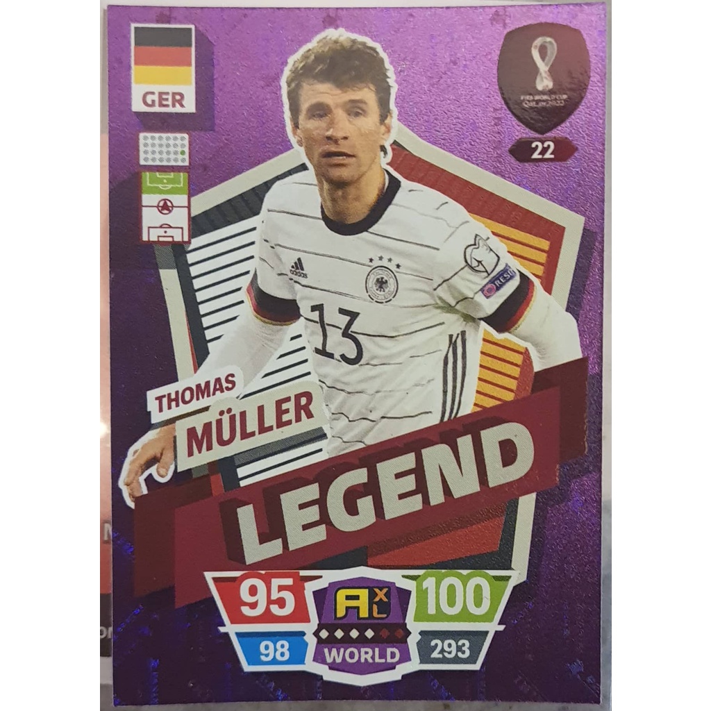 Card Copa Do Mundo 2022 - Legend - Thomas Muller | Shopee Brasil