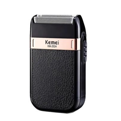 Maquina Shaver Kemei KM-2024 Barbeador Acabamento Bivolt Profissional Sem Fio Recarregavel ...