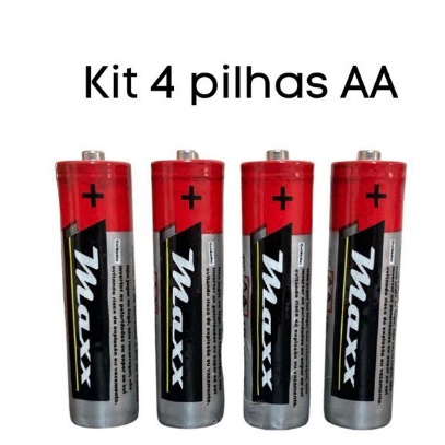 Pilha AA Comum + Pilha AAA Palito (30 Unidades de Cada) | Shopee Brasil