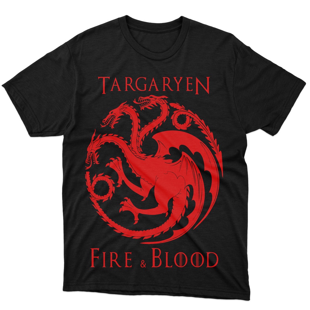 Camiseta Targaryen Game of thronesRHRD | Shopee Brasil