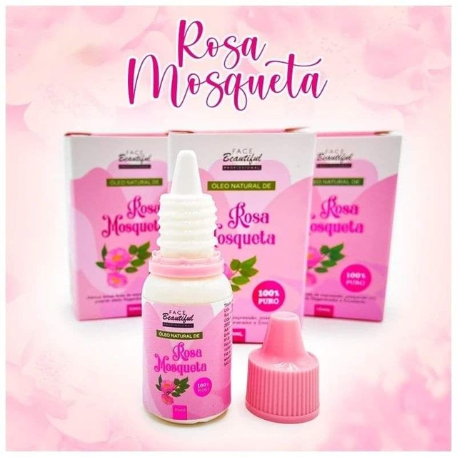 OLEO DE ROSA MOSQUETA FACE BEAUTIFUL 100% PURO 10ML | Shopee Brasil