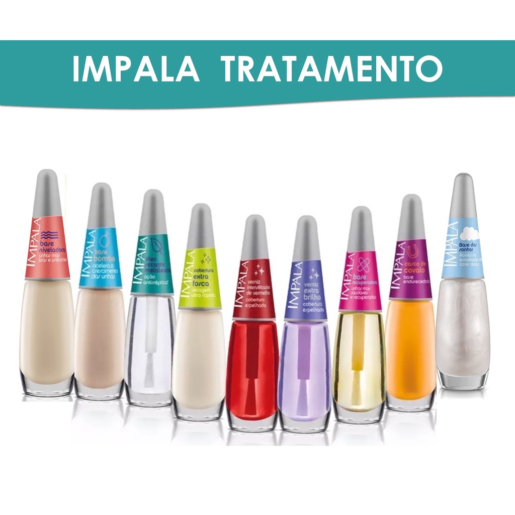 Esmalte Impala Linha Tratamento - 7,5ml cada- Escolha o seu! | Shopee ...