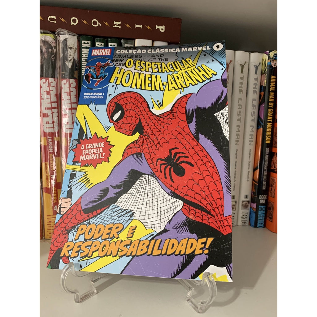 Coleção Clássica Marvel Vol. 1 - Homem-Aranha Vol. 1 | Shopee Brasil