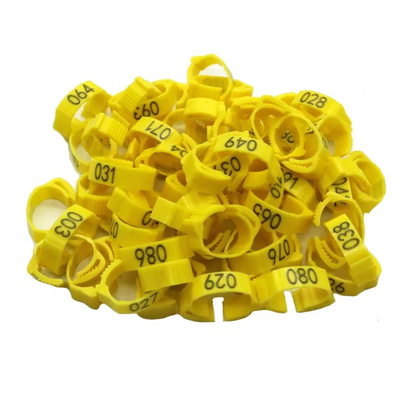 100 Anilha 2 a 2.4mm Para Aves Patos Galinhas Cisne Numeradas | Shopee ...