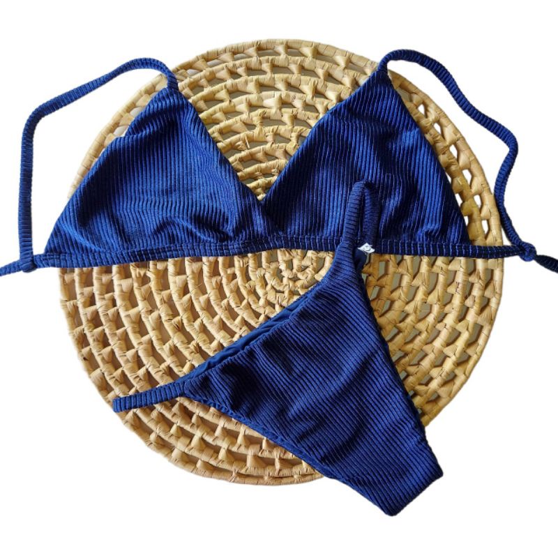 Biquíni Top Fixo Calcinha Marquinha De Fita Shopee Brasil