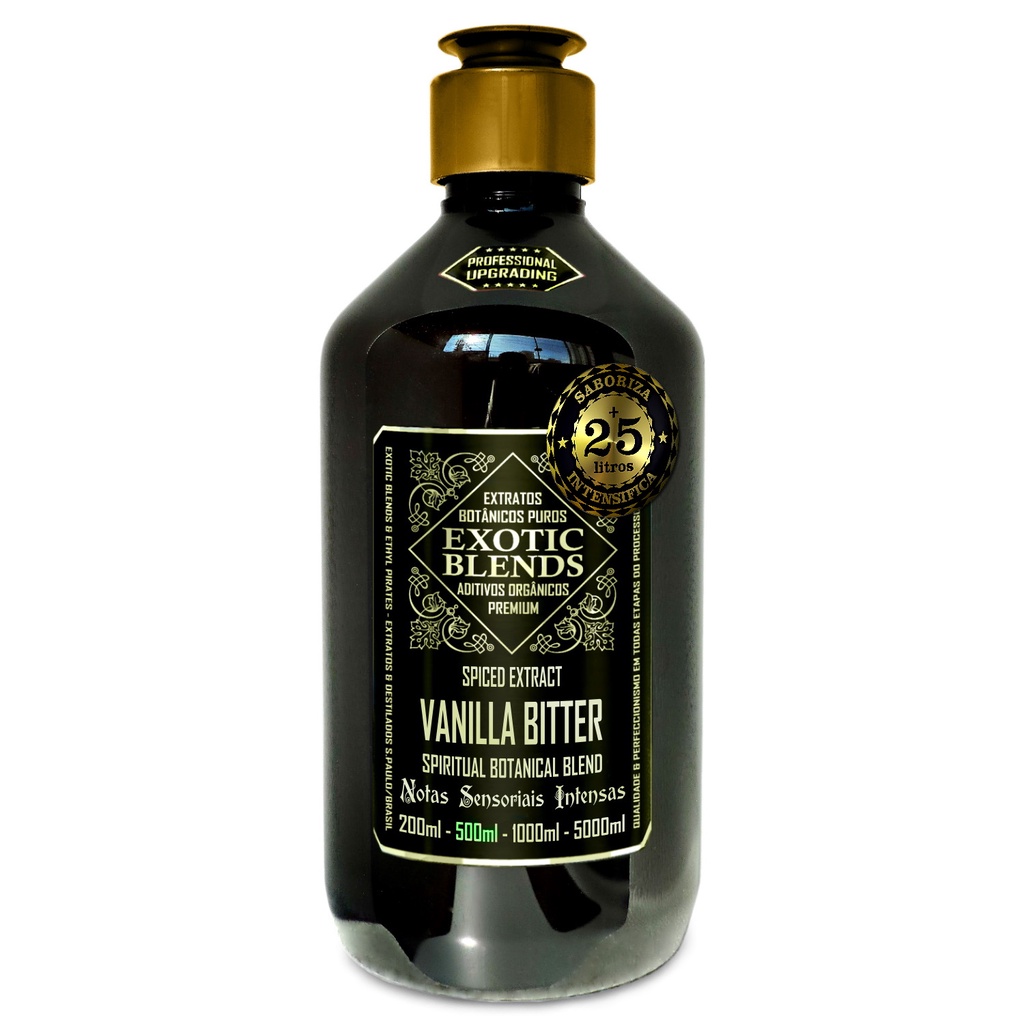 Vanilla Bitter Extrato Spiced Exotic Blends 500ml | Shopee Brasil