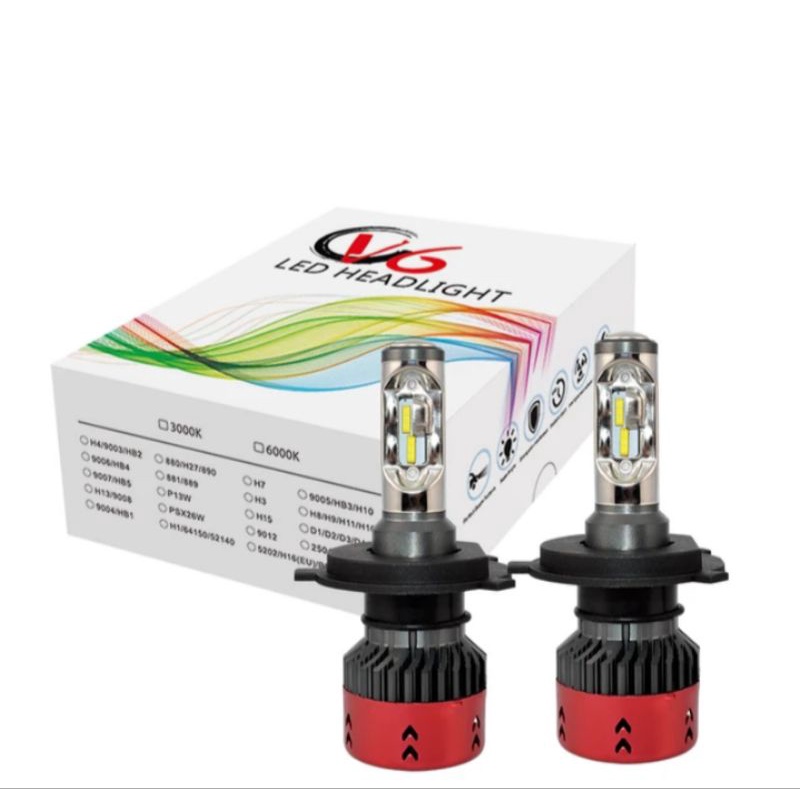 Farol dianteiro automotivo, lâmpada de led alto e baixo 6000k, para audi a4 b8 v6 h4 h7 h1 h15 ...