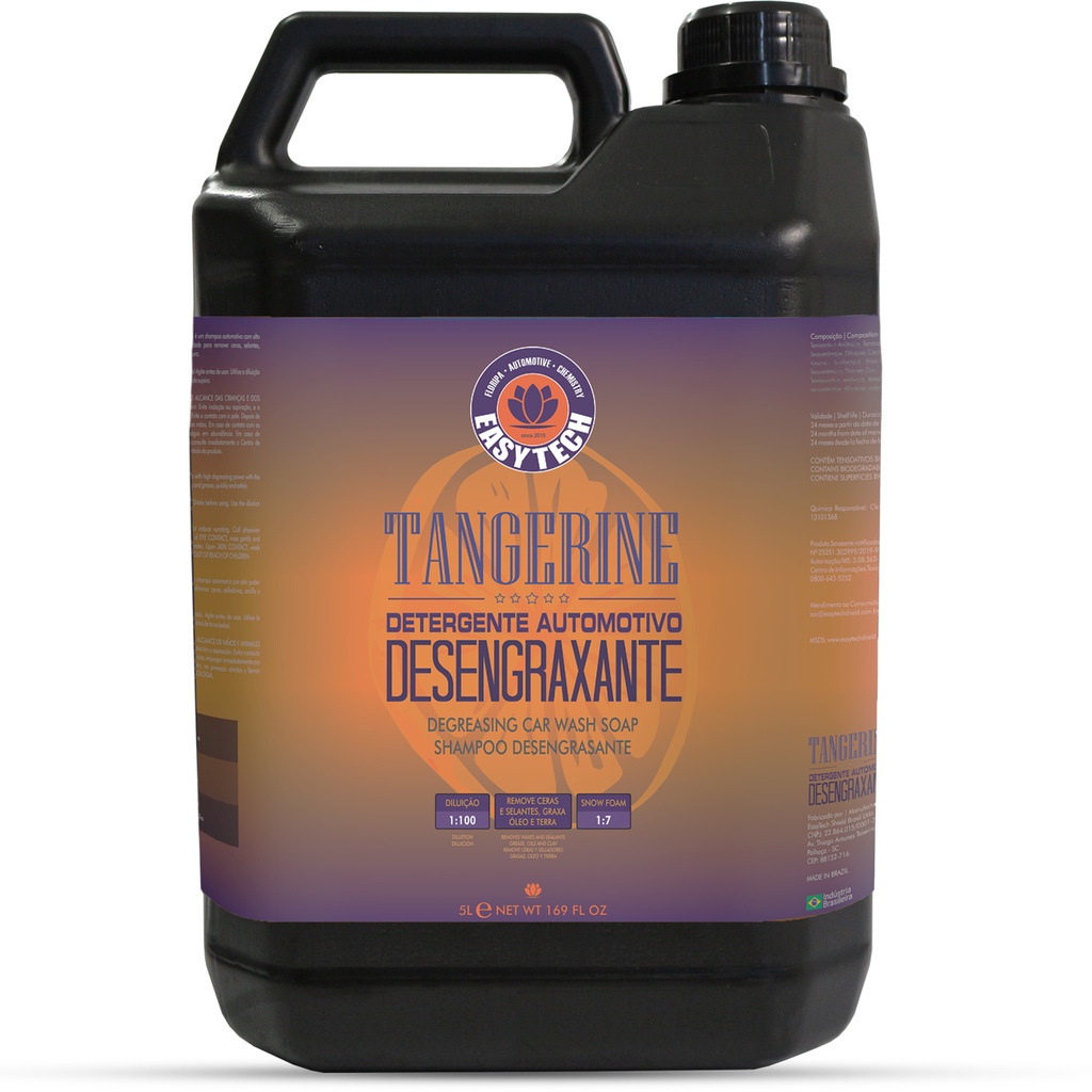 Easytech Shampoo Desengraxante Tangerine Super Concentrado 1:100 ...